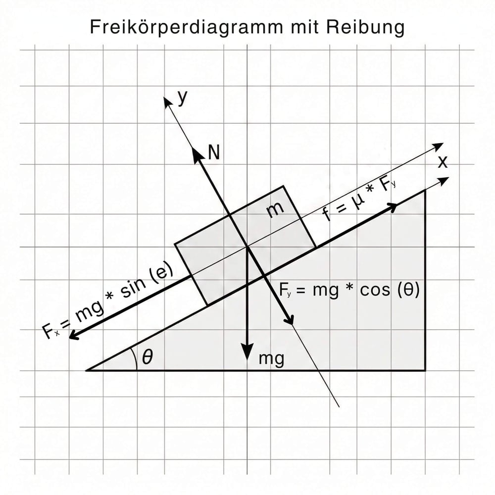 Reibungskoeffizient Berechnen